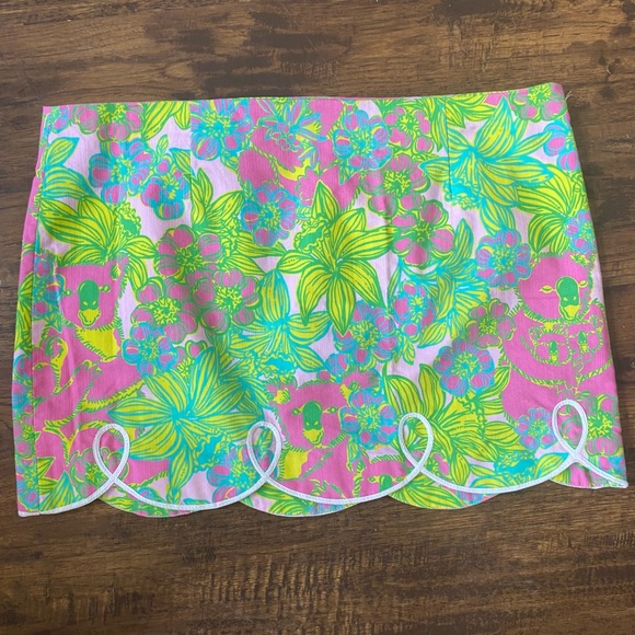 Lilly Pulitzer | Skirts | Lilly Pulitzer Pink And Green Koala Mini ...